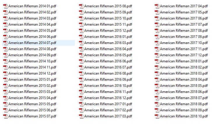 AMERICAN RIFLEMAN MAGAZINE 110 Classic Issue Collection On USB on eBid ...